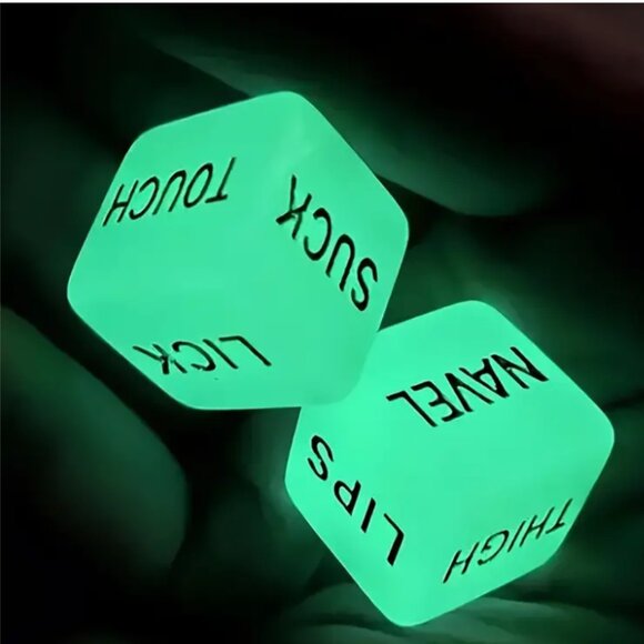 Games | New 2pcs Glowinthedark Freak Off Dice | Poshmark